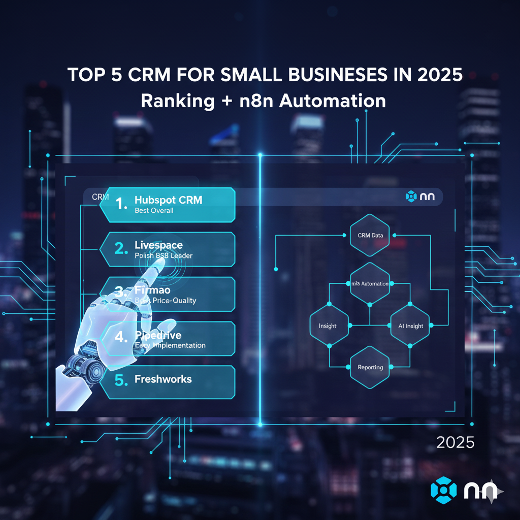 Top 5 CRM dla Małych Firm w 2025: Ranking + Automatyzacja n8n